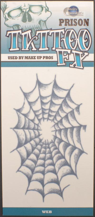 Spider Web Prison Tattoo